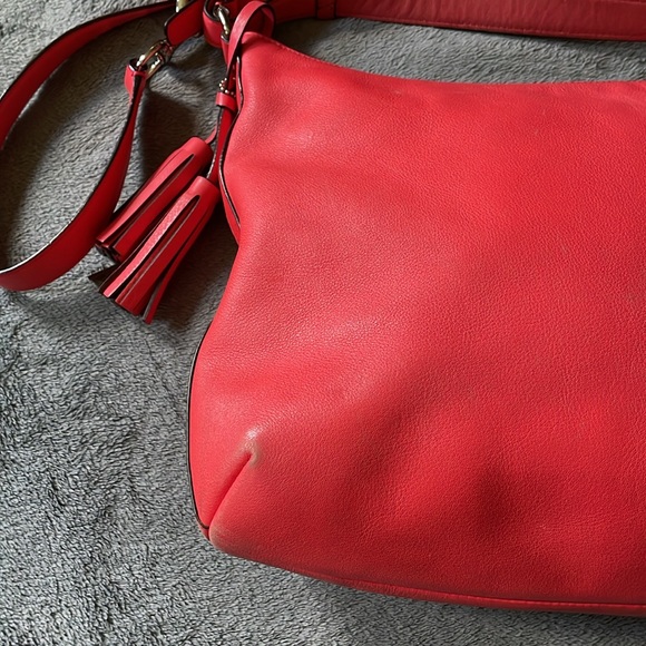 Coach | Bags | Coach Red Orange Leather Legacy Courtenay Hobo 2238 ...